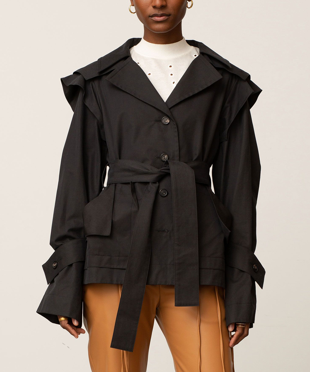 PALMER HARDING Bursting Excitement Belted Jacket Al Othman Fashion ...